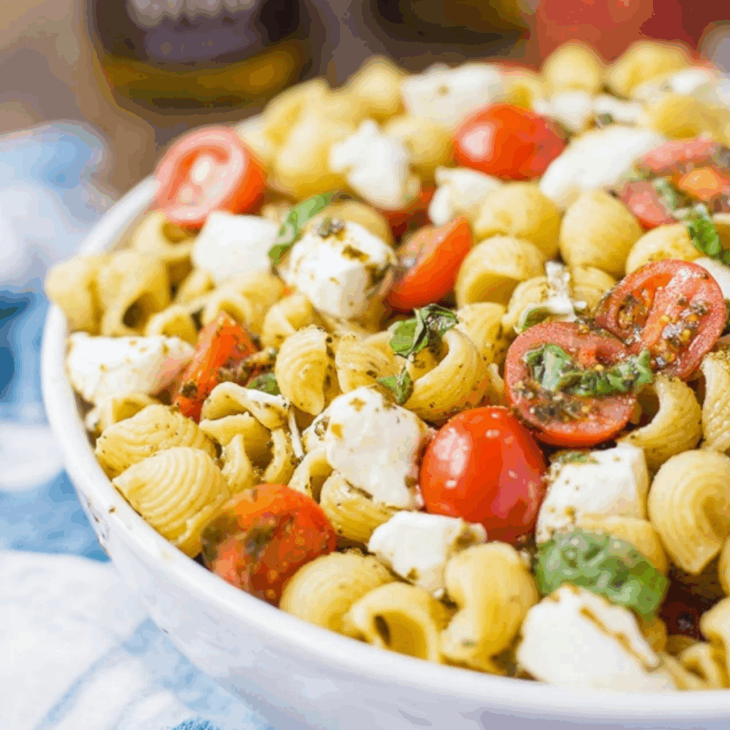 Caprese Pasta Salad Recipe – Fresh and Easy Summer Dish - recipe maestro