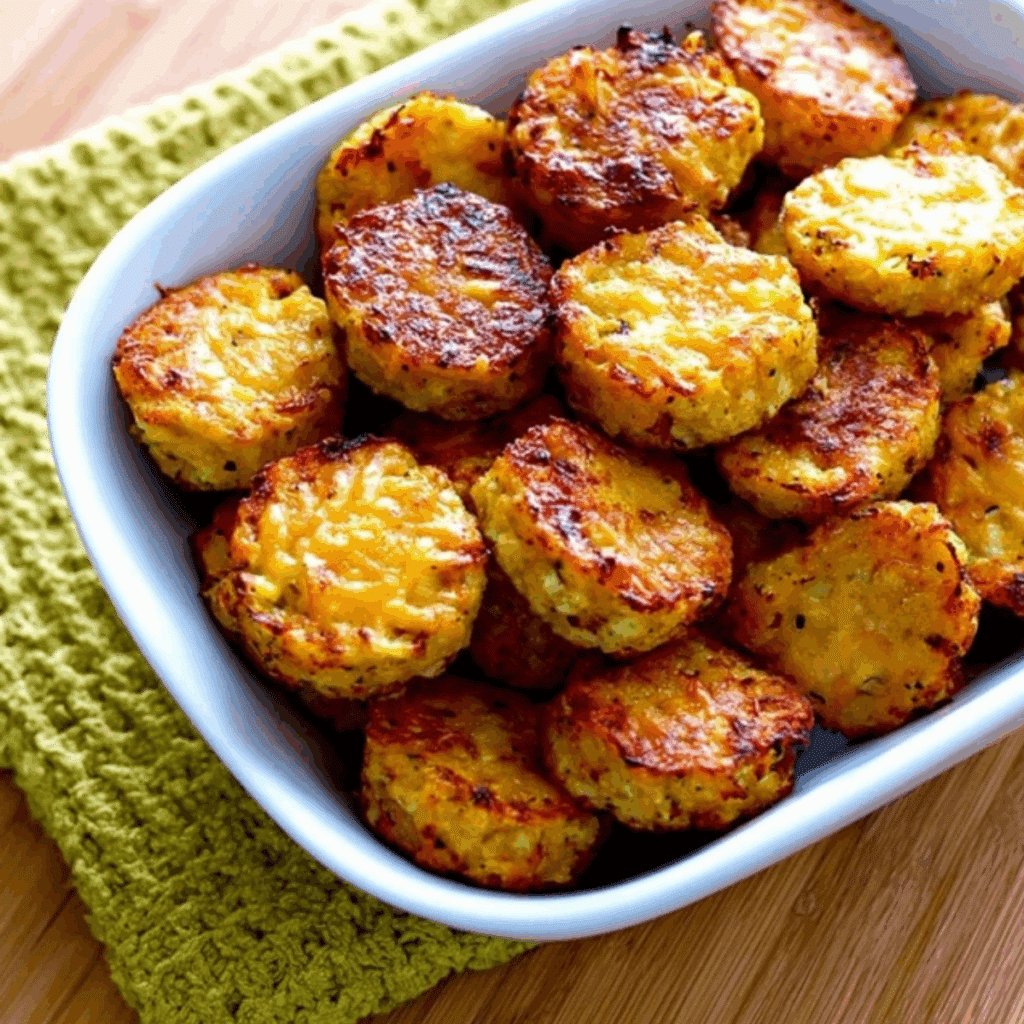 Cheesy Baked Cauliflower Tots – 5 Easy Steps to Make Them - recipe maestro