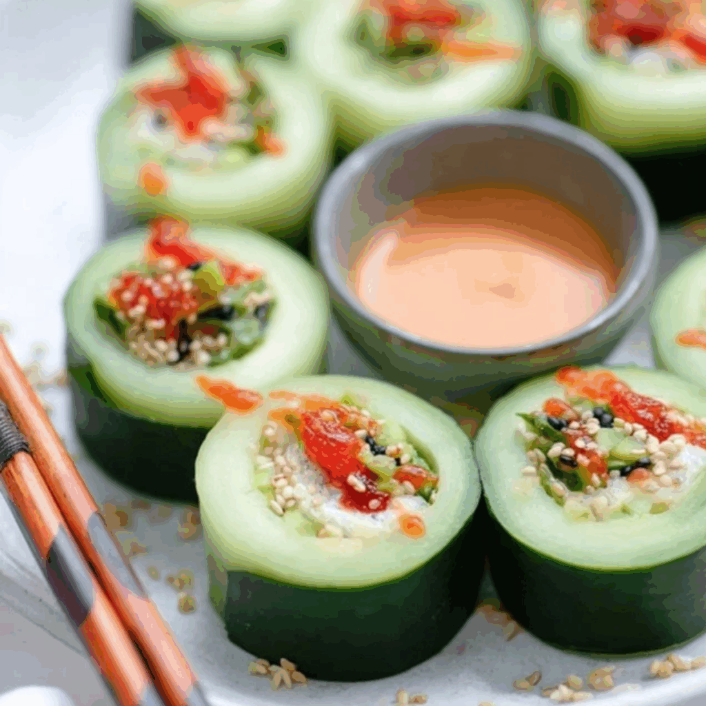 Cucumber Sushi Recipe – Easy and Fresh - recipe maestro