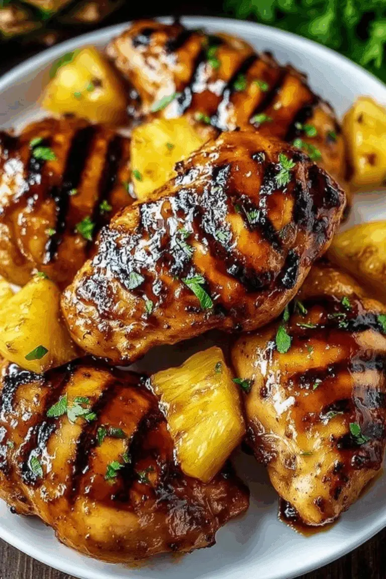 Honey Pineapple Grilled Chicken Recipe – 10-Minute BBQ Delight - recipe maestro
