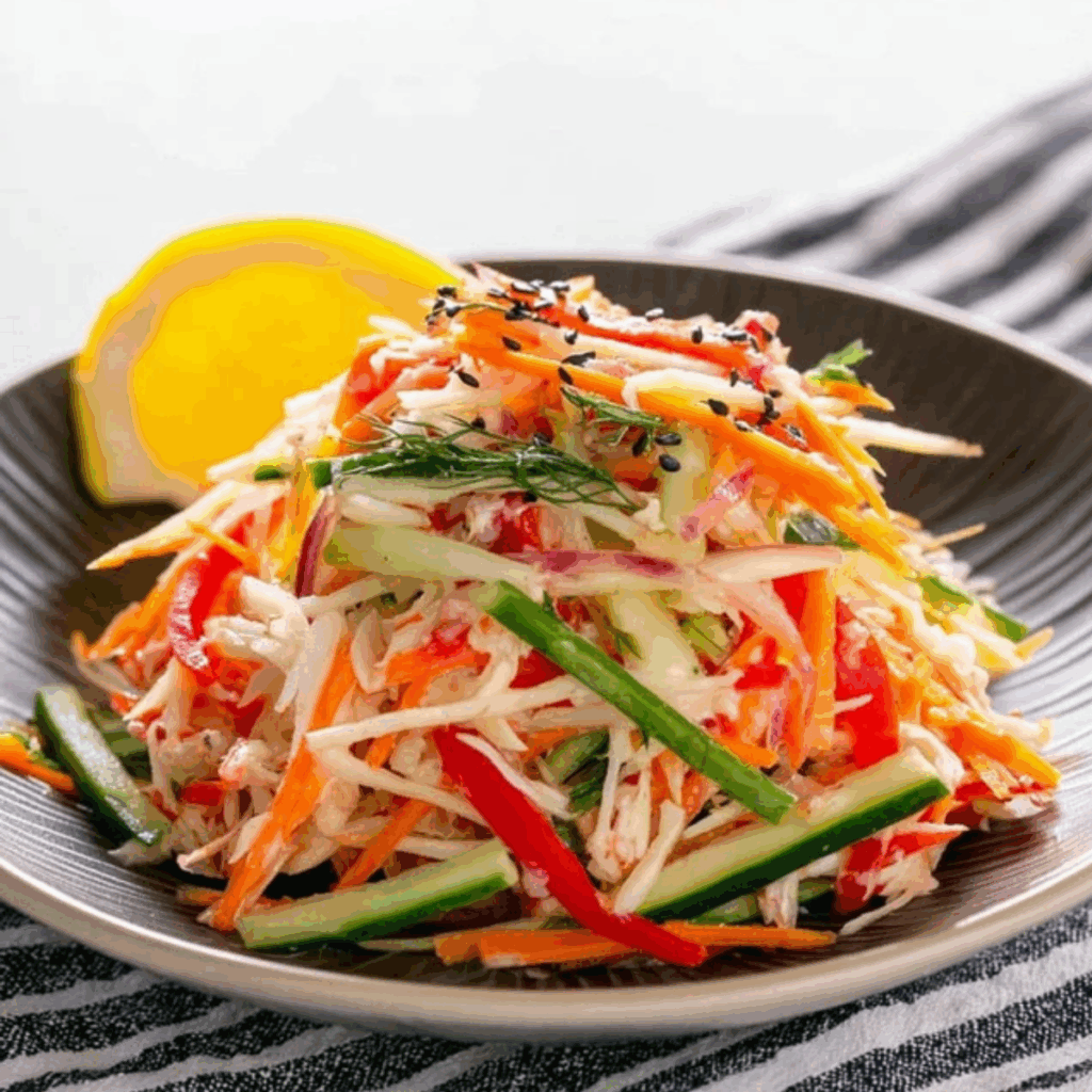 Kani Salad Recipe: Easy and Delicious (5 Ingredients) - recipe maestro