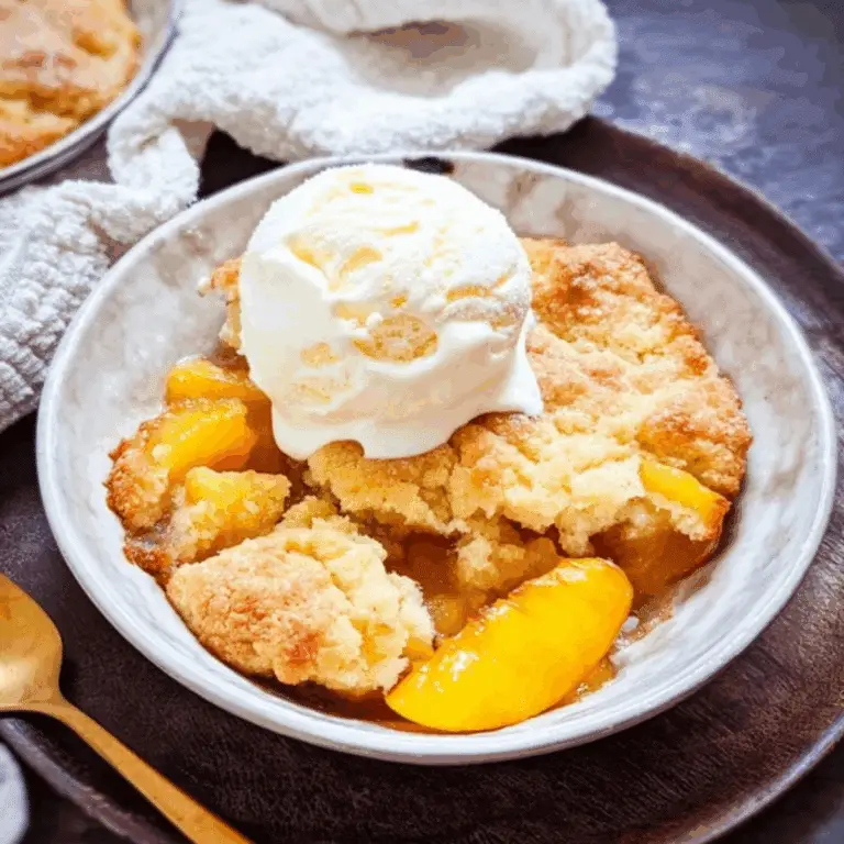 Nectarine Cobbler Recipe + Easy & Delicious - recipe maestro