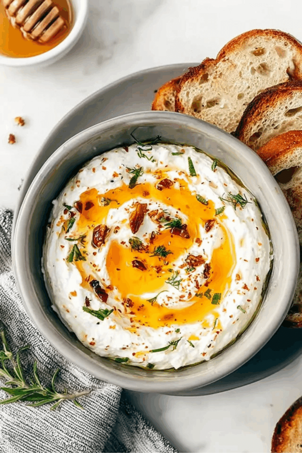 Spicy Ricotta Dip with Hot Honey – Quick and Flavorful - recipe maestro