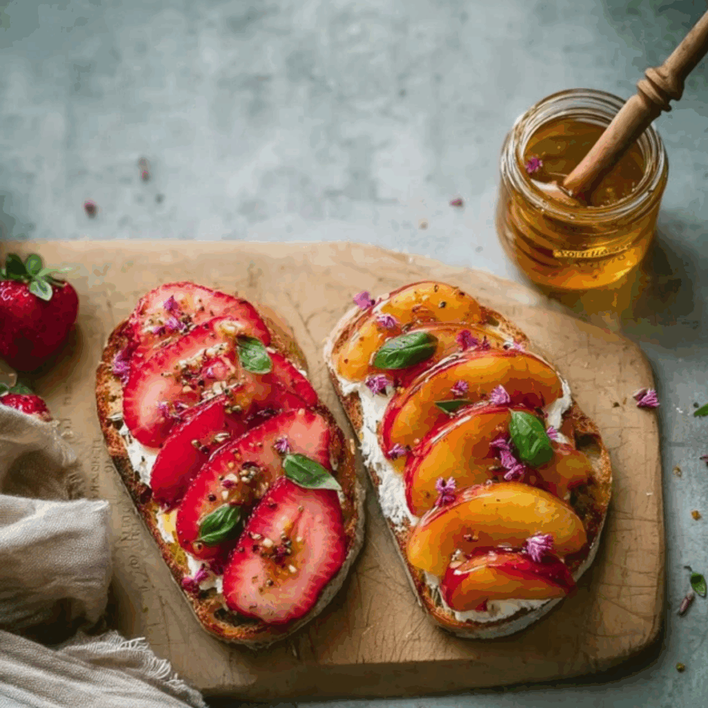 Strawberry Honey Breakfast Toasts – Easy, Delicious Recipe - recipe maestro