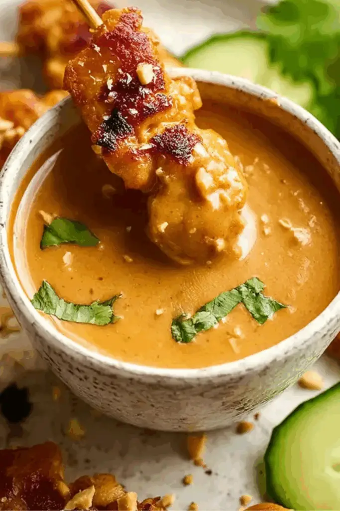 Thai Chicken Satay with Peanut Sauce – 5 Easy Steps - recipe maestro
