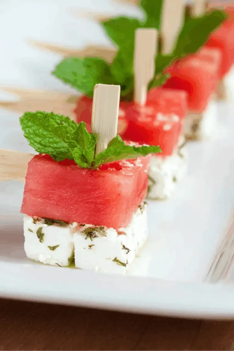 Watermelon Feta Skewers – Refreshing and Easy Recipe - recipe maestro
