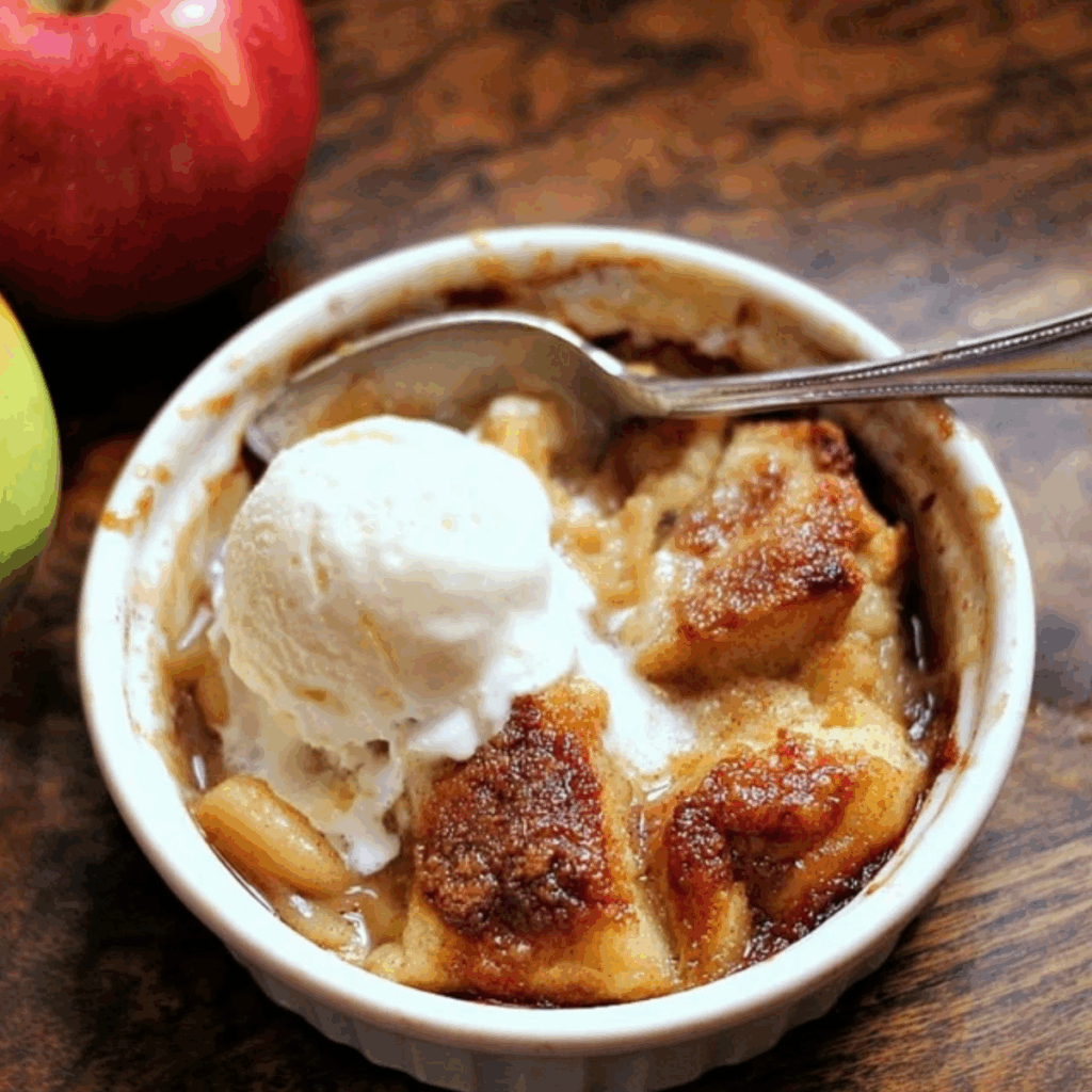 Cinnamon Apple Cobbler - Easy Fall Dessert Recipe - recipe maestro