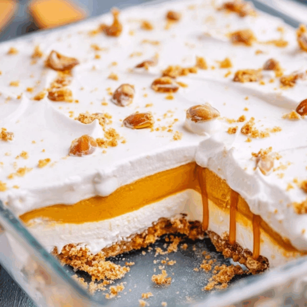 Pumpkin Delight – Easy 4-Layer Dessert You’ll Love - recipe maestro