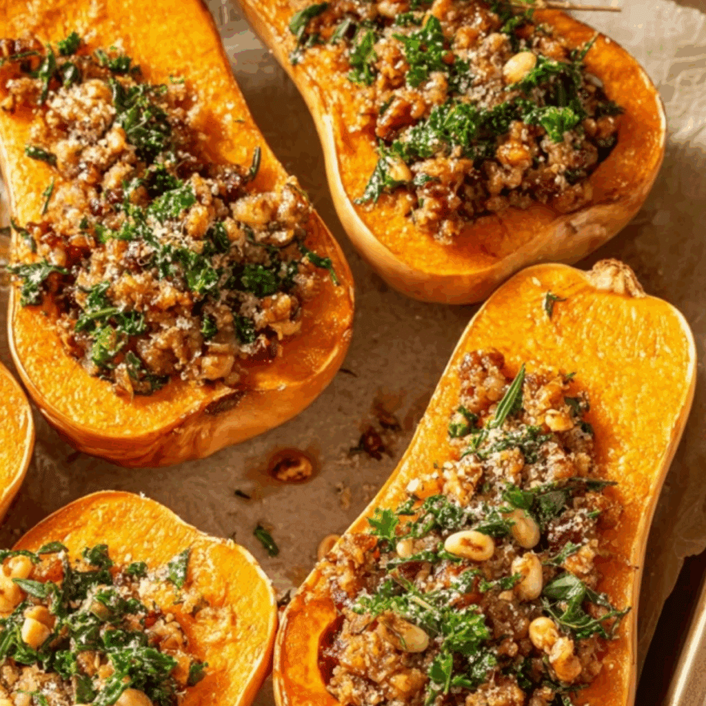 Stuffed Butternut Squash – Easy & Delicious Fall Recipe - recipe maestro