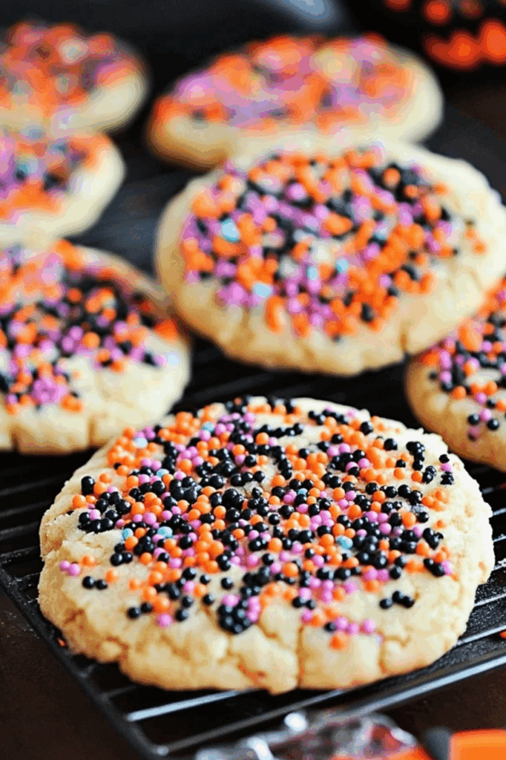 Halloween Sprinkle Sugar Cookies - Easy & Festive Recipe - recipe maestro