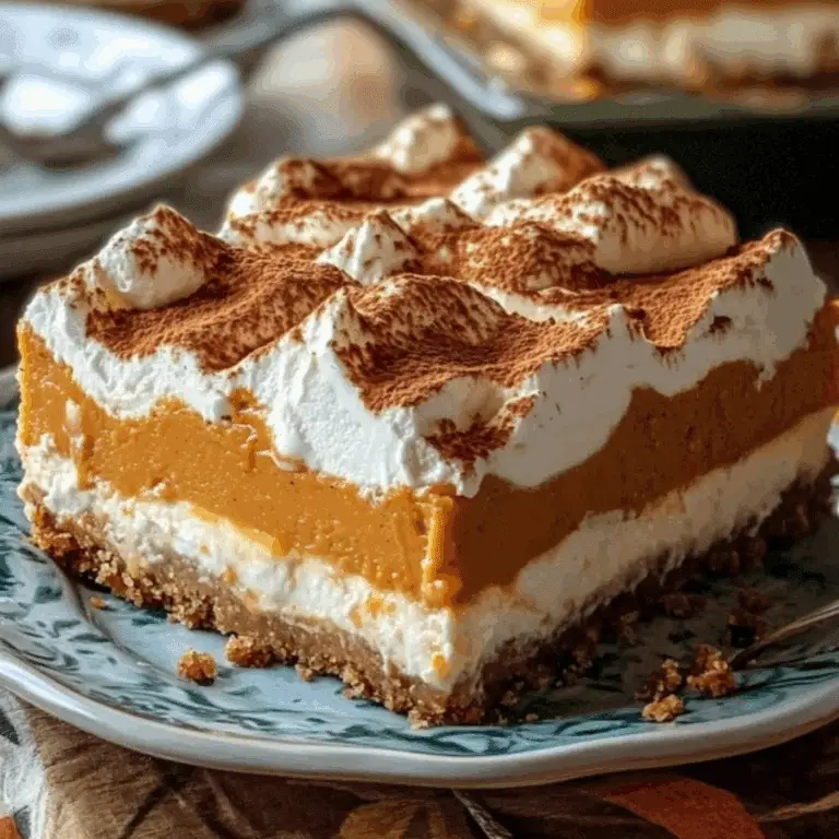 Layered Pumpkin Dessert – The Ultimate Fall Delight - recipe maestro