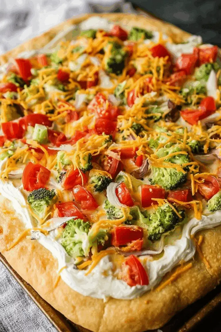 Vegetable Pizza Recipe – Easy & Flavorful - recipe maestro