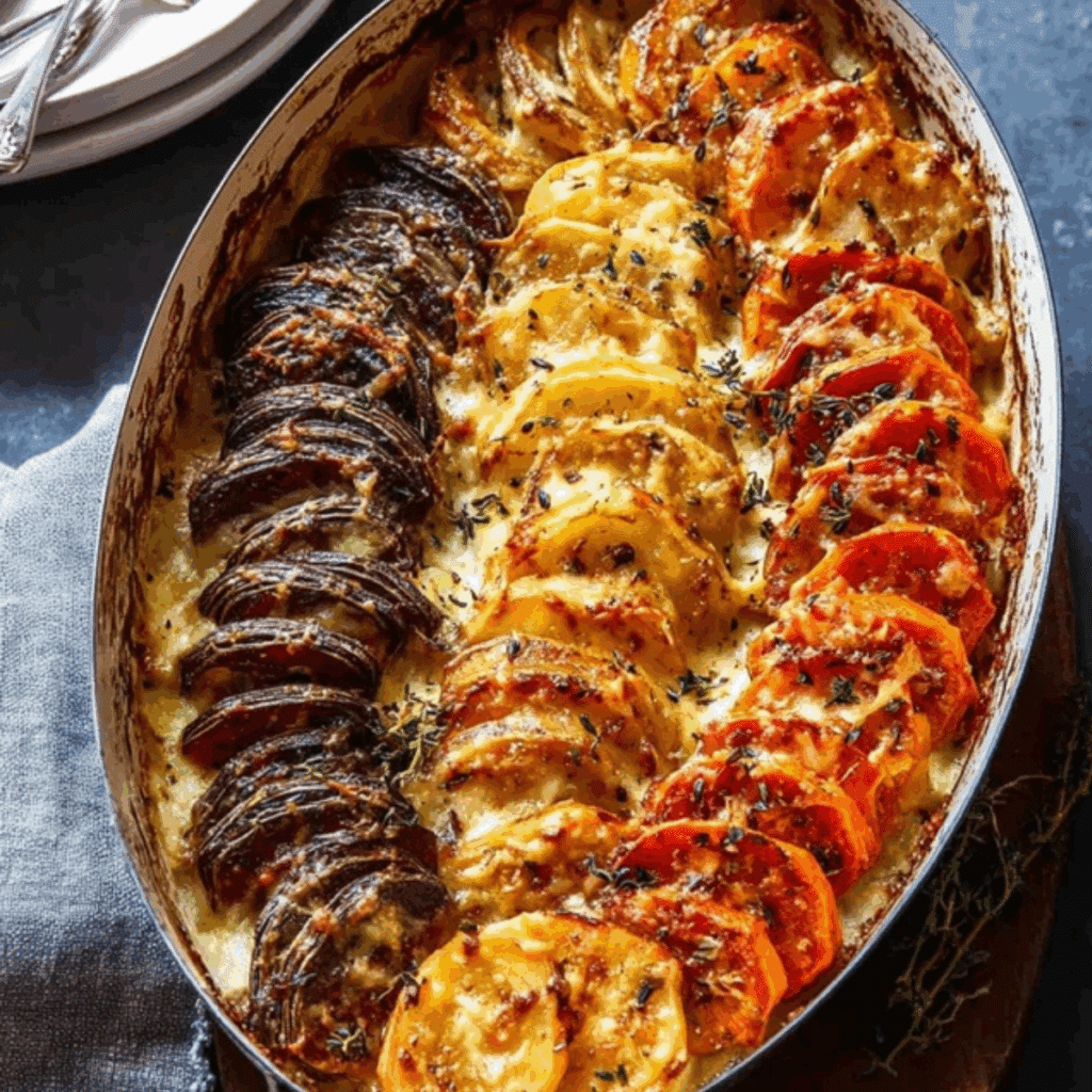 Cheesy Root Vegetable Gratin – Delicious & Easy Recipe - recipe maestro