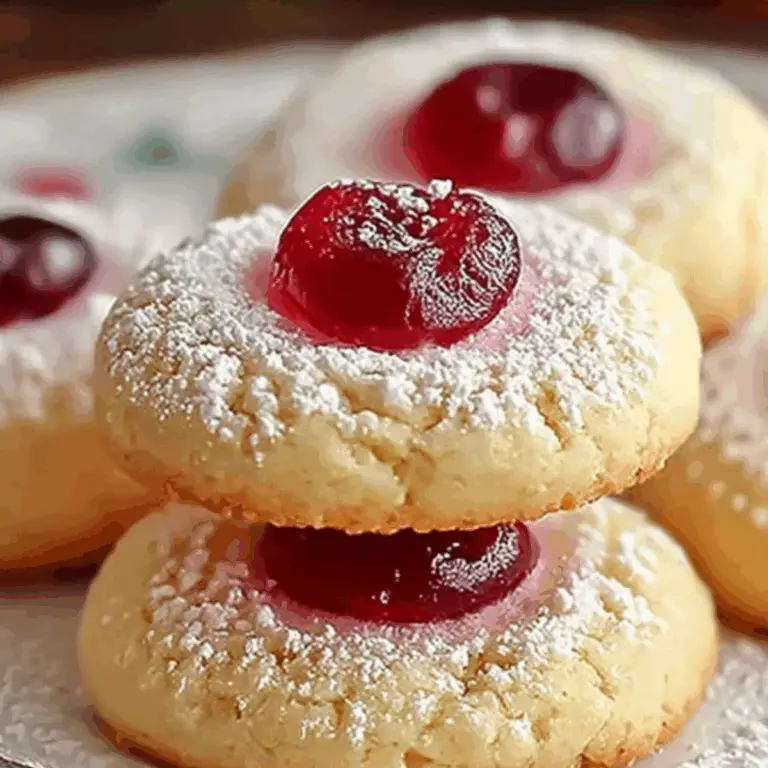 Christmas Maraschino Cherry Shortbread Cookies Delight - recipe maestro