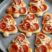 Christmas Tree Mini Pizzas – Fun and Festive Holiday Treats - recipe ...