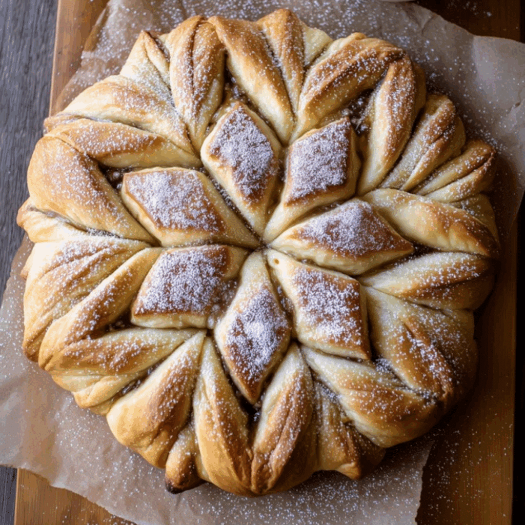 Christmas Morning Star Bread – Best Holiday Treat Recipe - recipe maestro