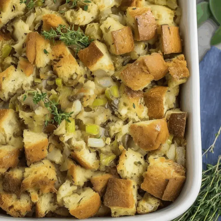 Homemade Traditional Bread Stuffing – Easy & Flavor-Packed - recipe maestro
