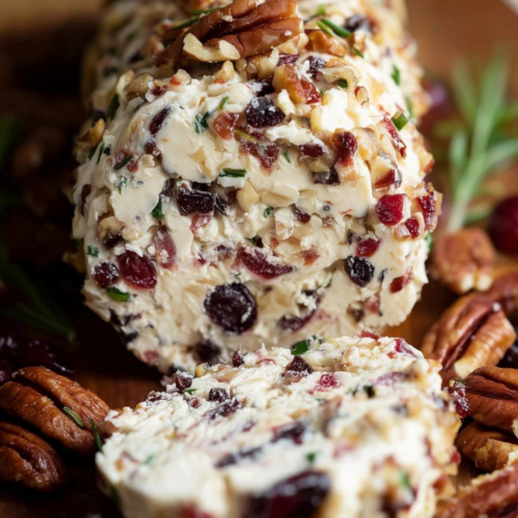 Cranberry Pecan Cheese Log – Best Recipe - recipe maestro