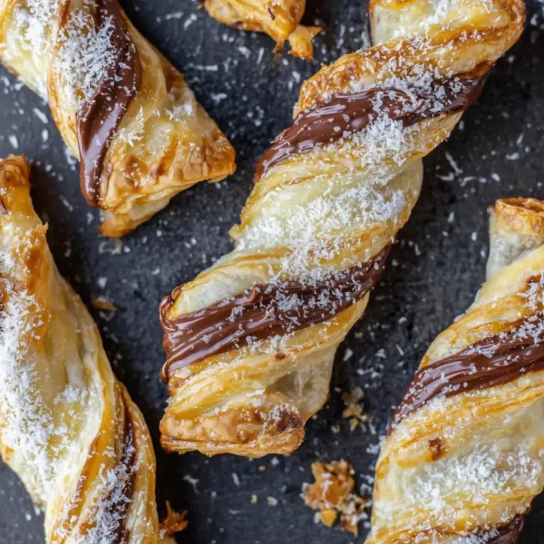 Puff Pastry Nutella Twists – Easy Dessert - recipe maestro