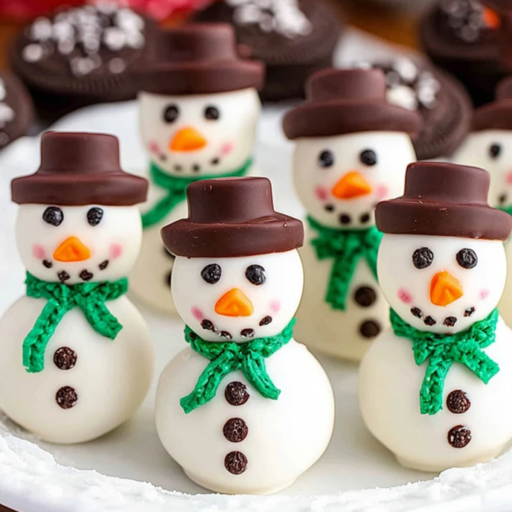 Snowman Oreo Balls – Easy Recipe for Holiday Fun - recipe maestro