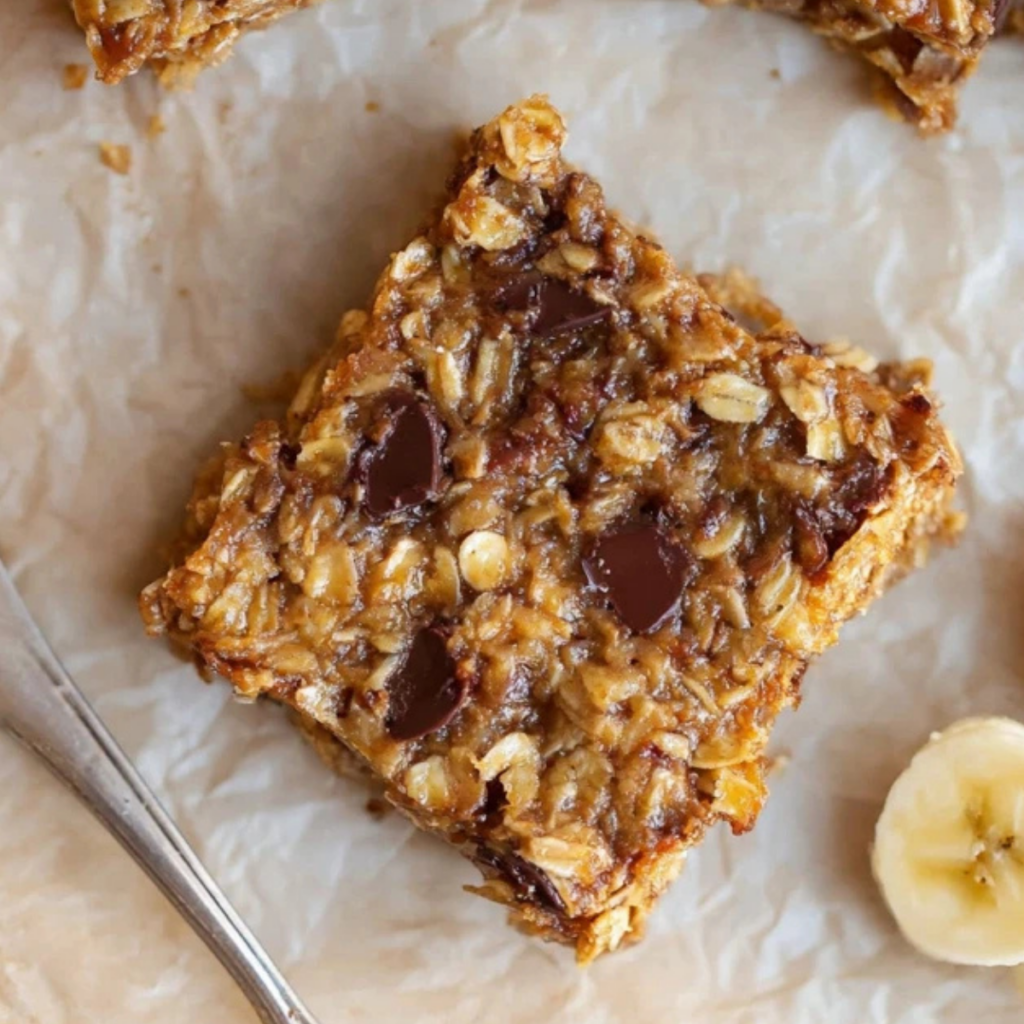 Banana Oatmeal Bars – Easy & Healthy Snack - recipe maestro