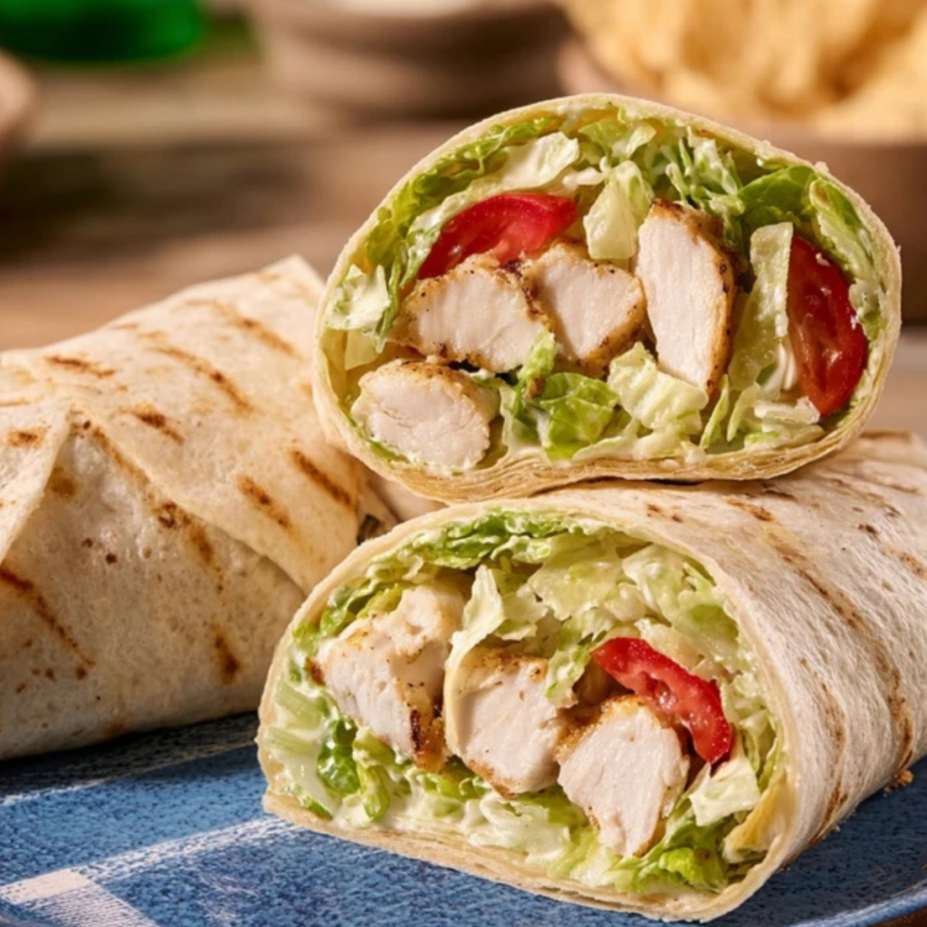 Chicken Caesar Salad Wraps – Best Easy Lunch Idea - recipe maestro