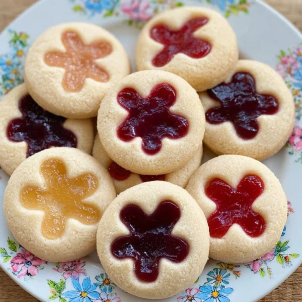 Flower Jam Thumbprint Cookies – Best Easy Recipe - recipe maestro