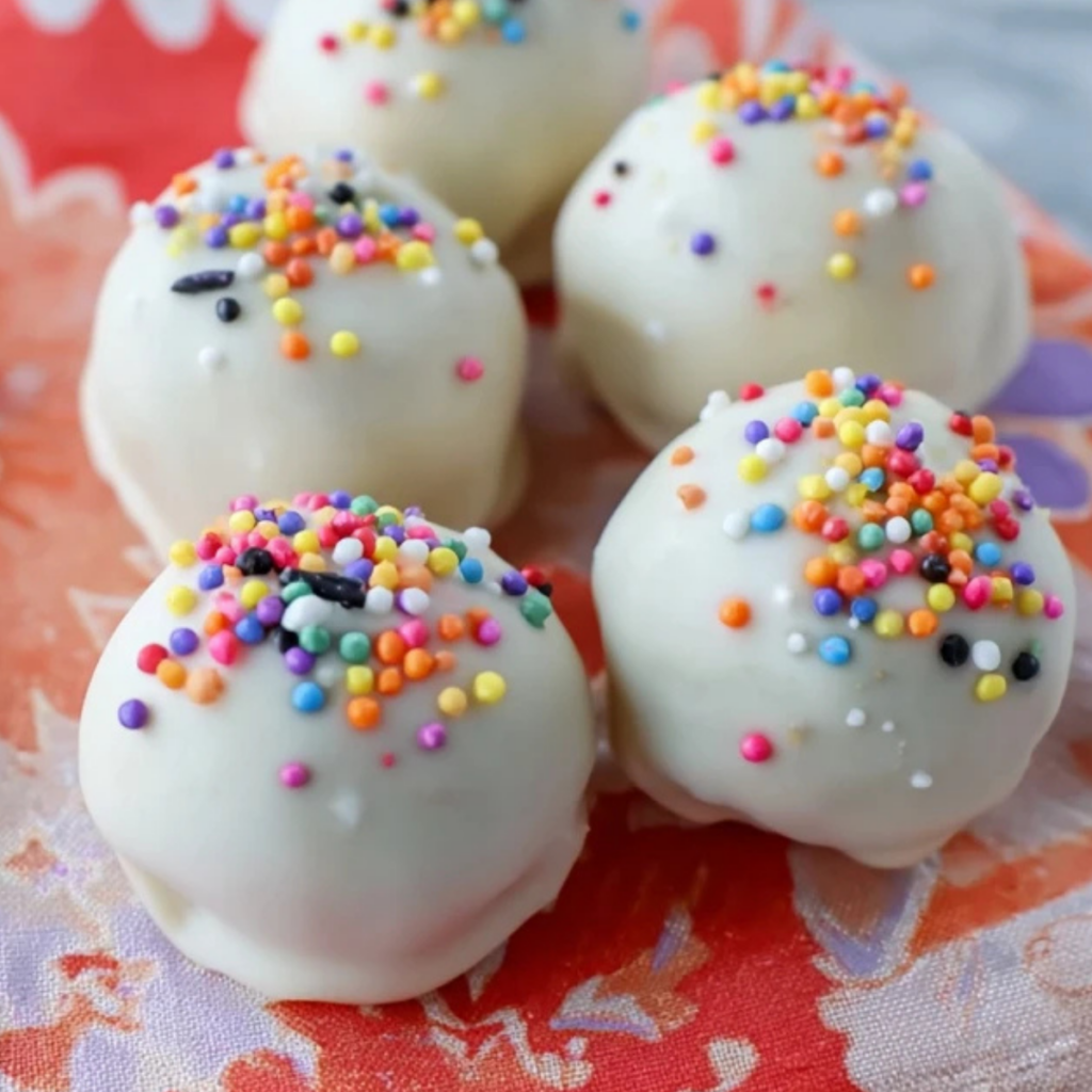 No Bake Cake Batter Truffles – Easy Recipe - recipe maestro