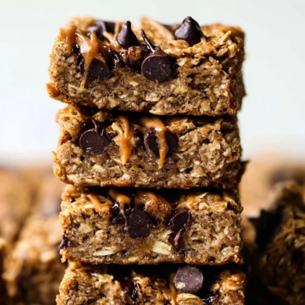 Peanut Butter Banana Chocolate Chip Oatmeal Bars – Best Recipe - recipe ...