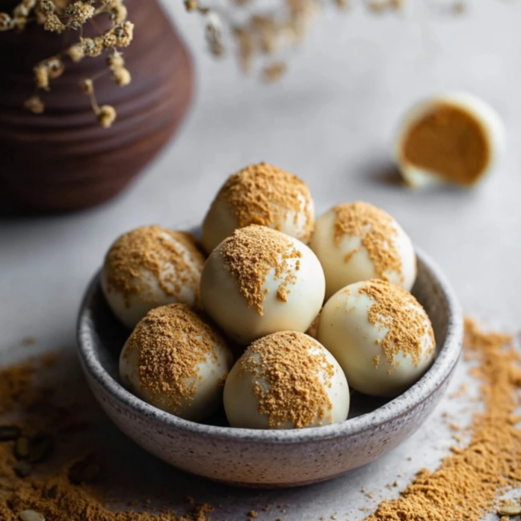 Pumpkin Cheesecake Truffles – Easy Recipe - recipe maestro