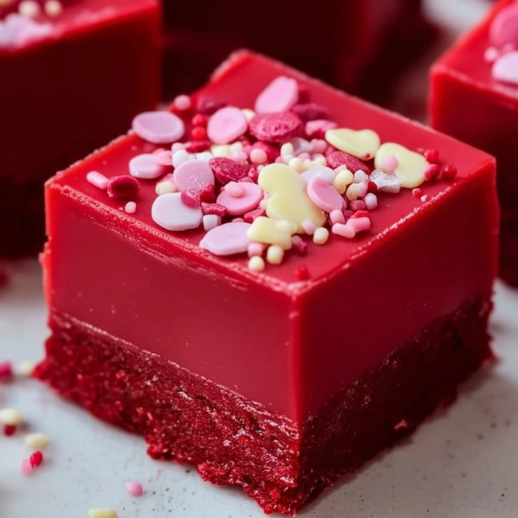 Red Velvet Fudge – Best No-Bake Dessert Recipe - recipe maestro