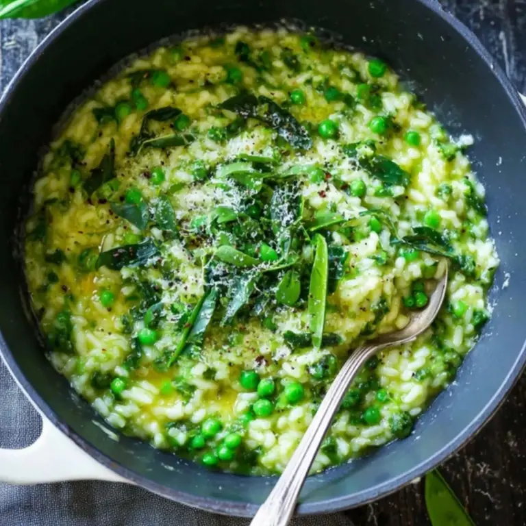 Spring Pea Risotto – Best Fresh Dinner Recipe - recipe maestro