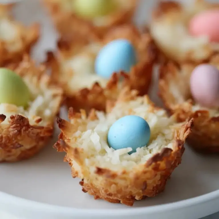Coconut Macaroon Nests – Easy Recipe - recipe maestro