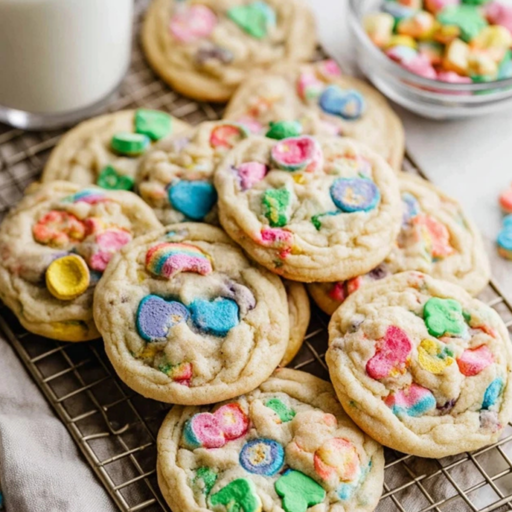 Lucky Charms Cookies – Easy Festive Recipe - recipe maestro