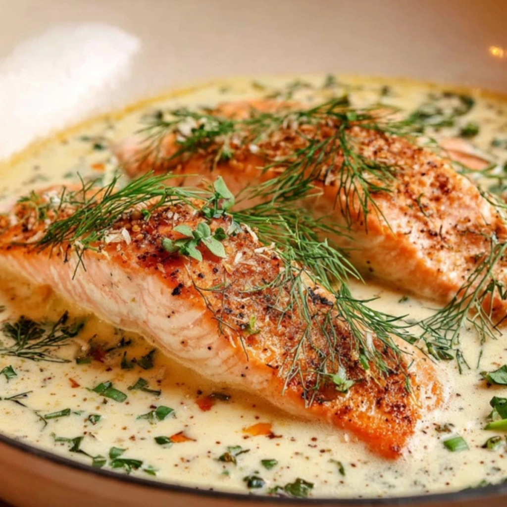 Spring Salmon Recipe – Easy & Creamy Dinner - recipe maestro