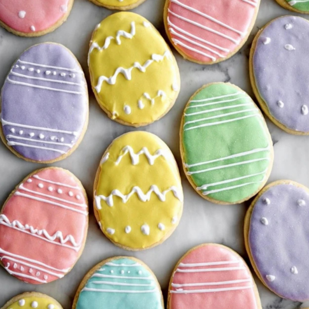 Easter Egg Sugar Cookies Easy Recipe - recipe maestro