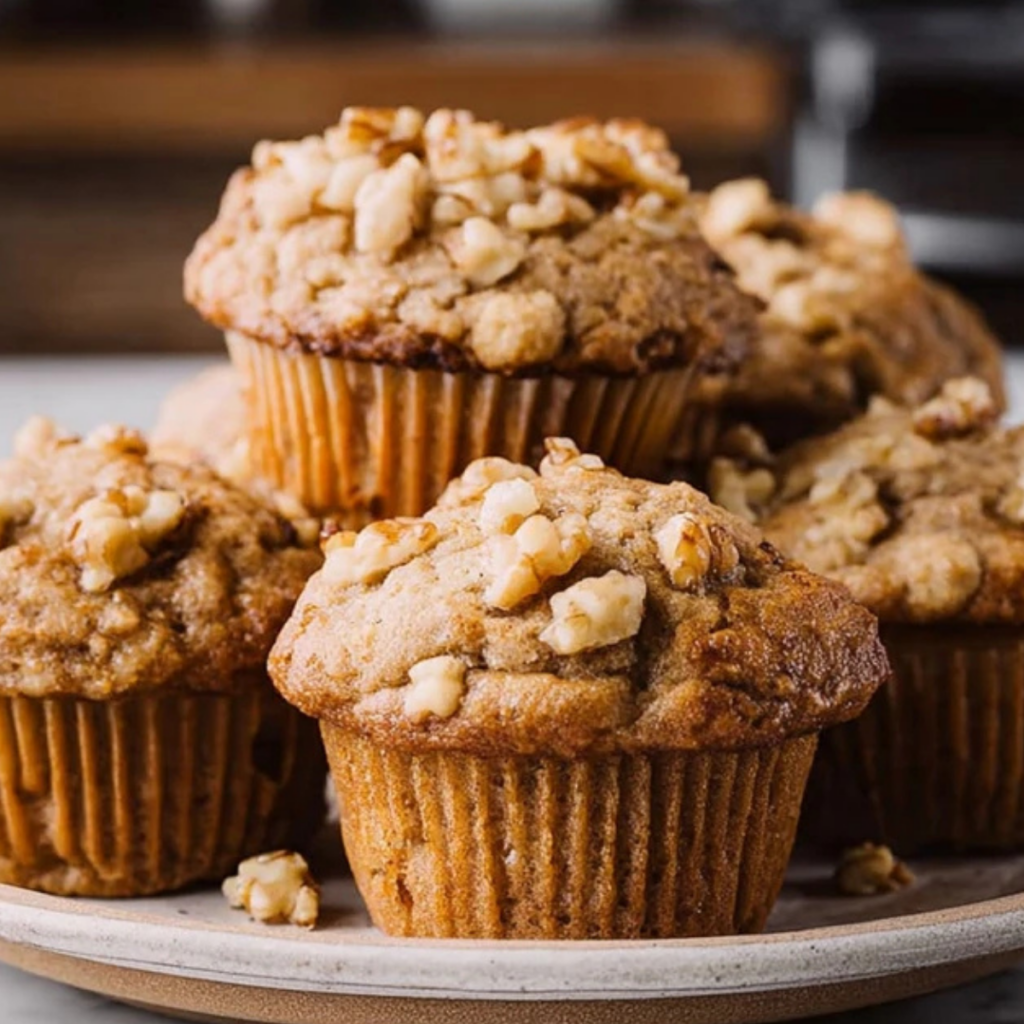 Sourdough Banana Nut Muffins Easy Recipe - recipe maestro