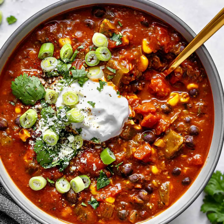 Vegan Chili with Black Beans - recipe maestro